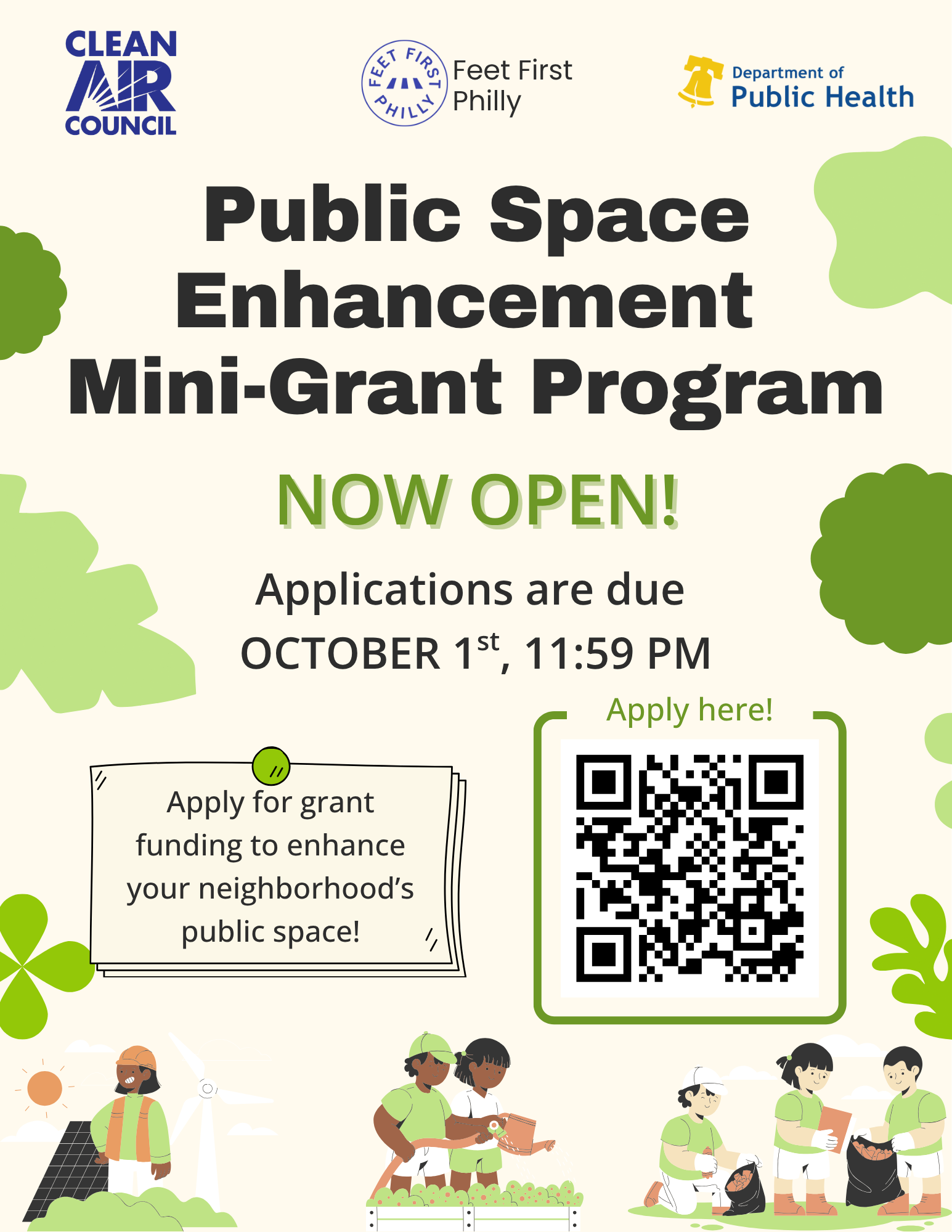 Feet First Philly’s Public Space Enhancement Mini-Grant 2025 Program is Live! – Feet First Philly